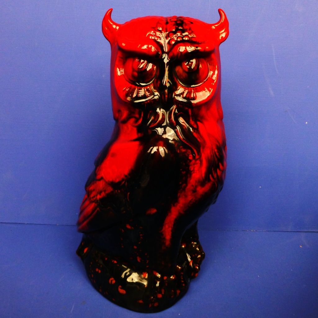 Royal Doulton Flambe Owl Model No 2249 – Peak Antiques and Collectables