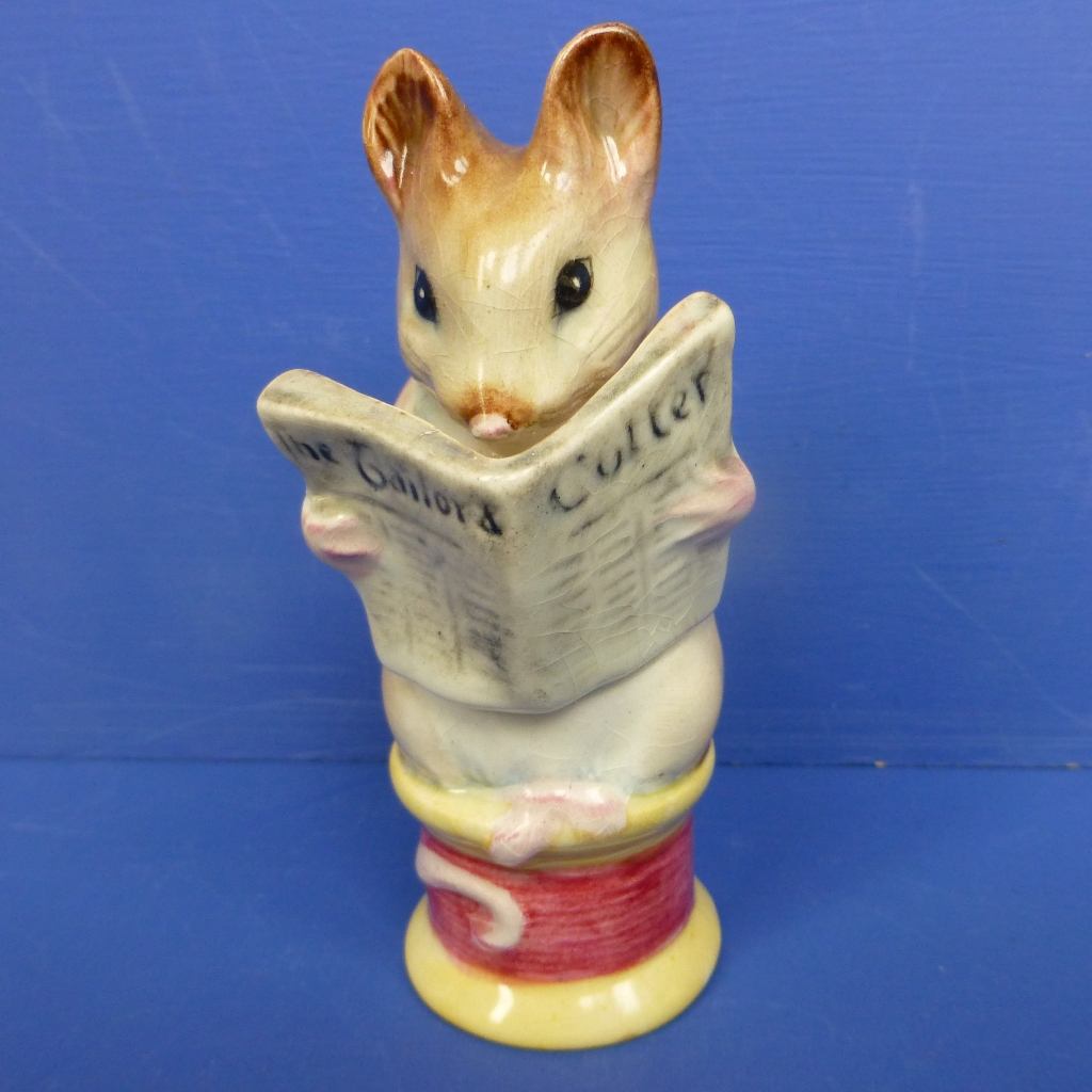 Beswick Beatrix Potter Figurine - Tailor Of Gloucester (Gold Backstamp ...