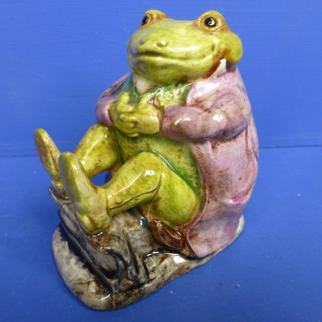 Beswick Beatrix Potter Figurine - Mr Jackson (First Version, Green Toa ...