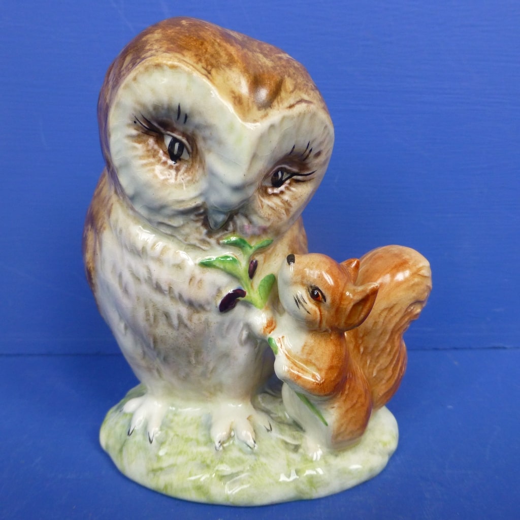 Beswick Beatrix Potter Figurine - Old Mr Brown (Gold Backstamp) BP2 ...