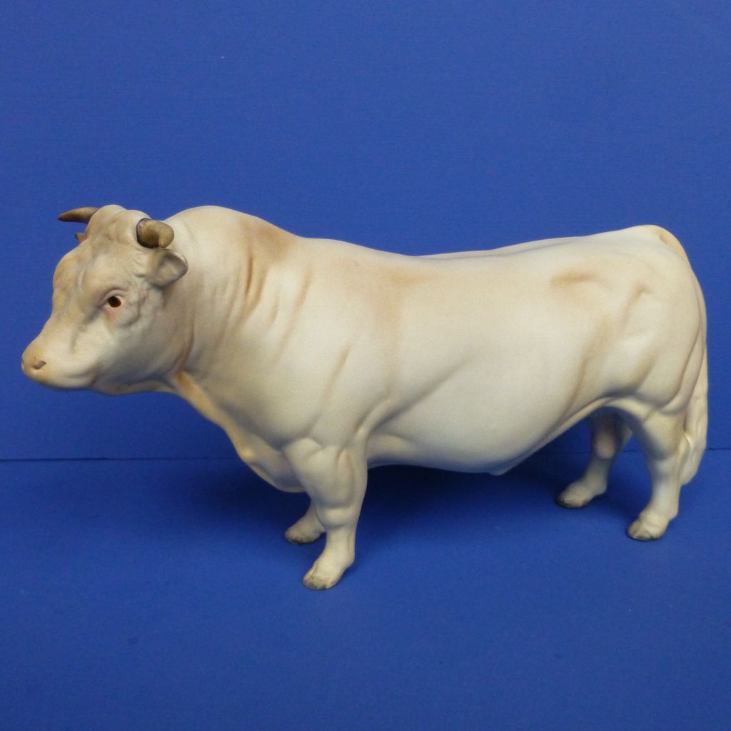 Beswick Charolais Bull Model No 2463A (Matt) – Peak Antiques and ...