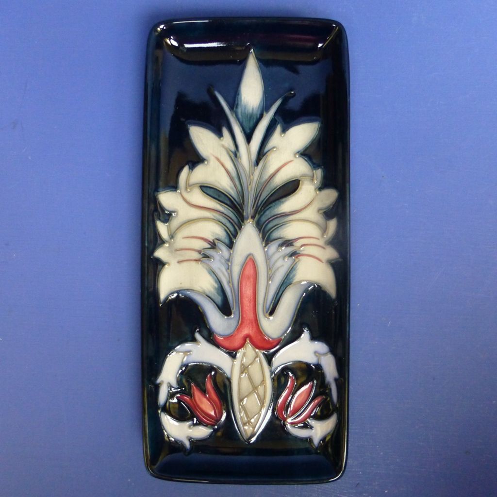 Moorcroft Tray - Snakeshead By Rachel Bishop – Peak Antiques and ...