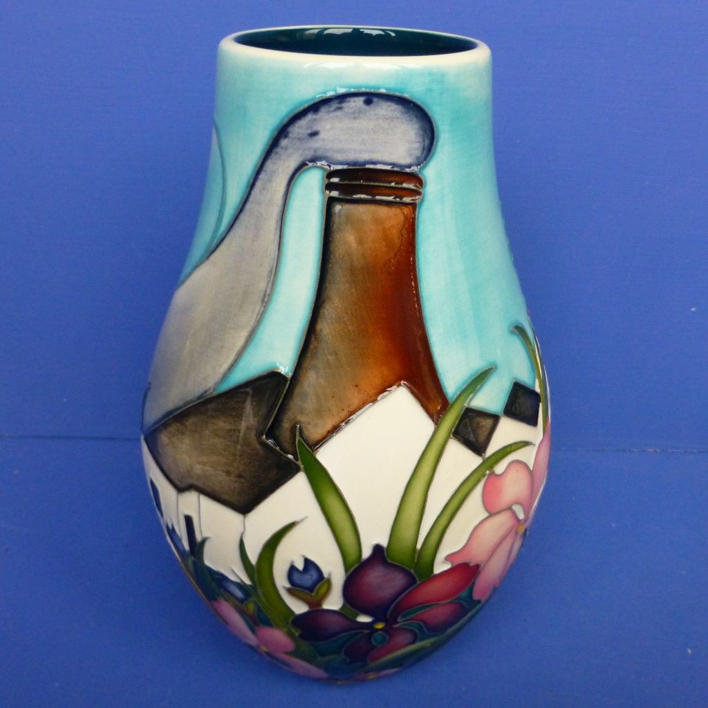 Moorcroft Vase - Factory of Flowers By Kerry Goodwin – Peak Antiques ...