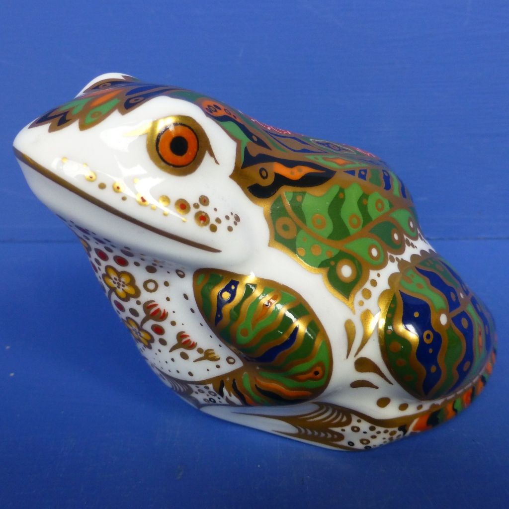 Royal Crown Derby Limited Edition Paperweight - Mulberry Hall Frog (Bo ...