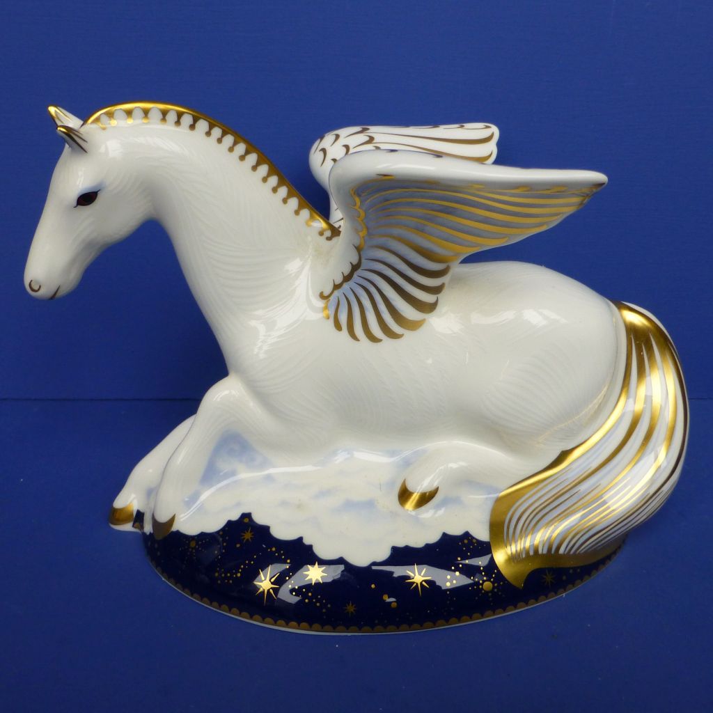 Royal Crown Derby Limited Edition Paperweight - Pegasus (Boxed) – Peak ...