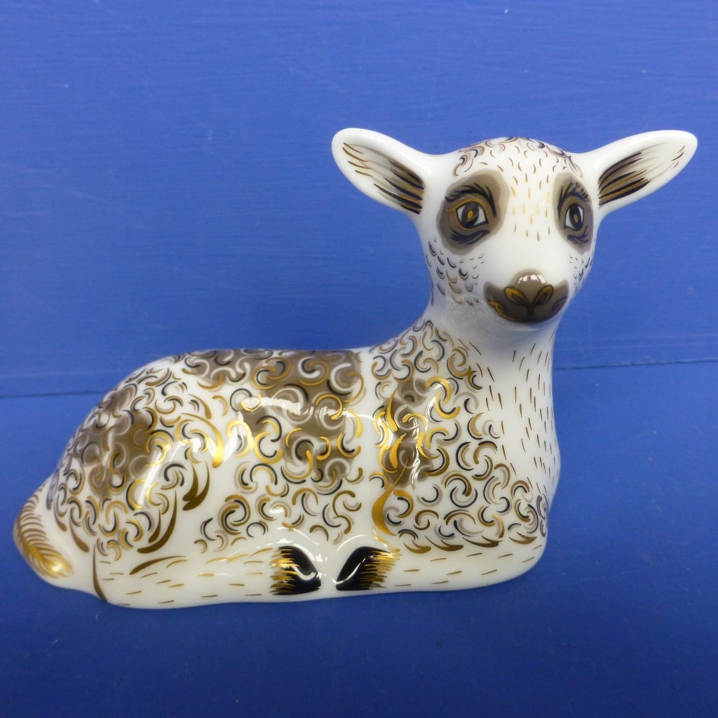 Royal Crown Derby Paperweight - Jacob Lamb – Peak Antiques and Collectables