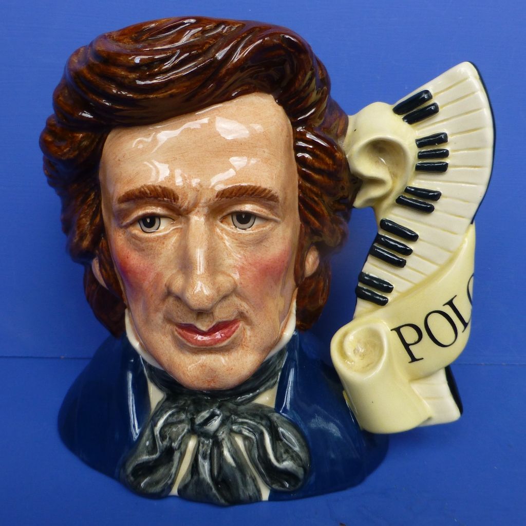 Royal Doulton Large Character Jug - Chopin D7030 – Peak Antiques and ...