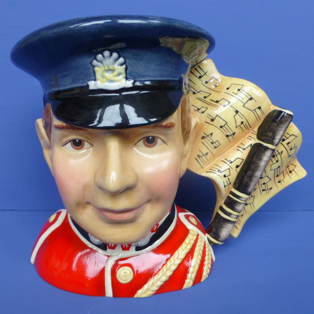 Royal Doulton Medium Character Jug - North Staffordshire Fife Player D ...