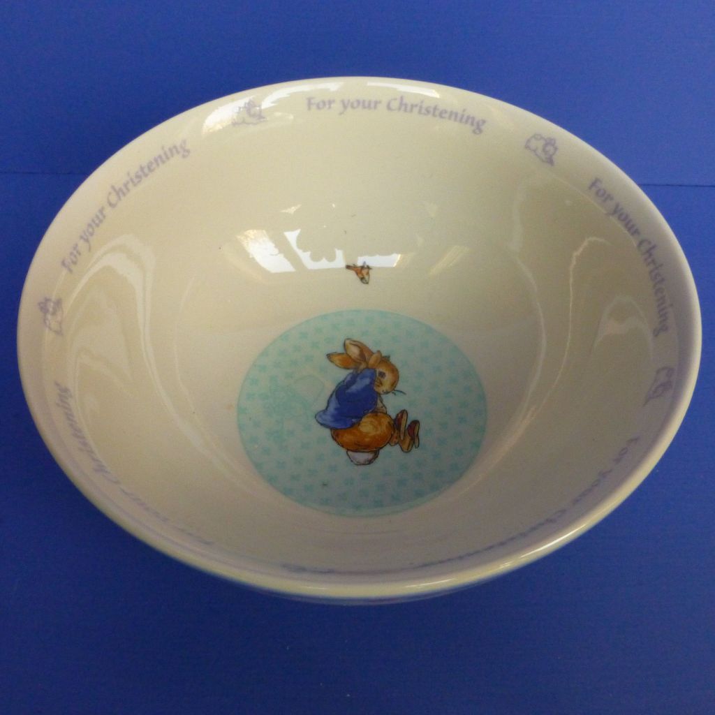 Wedgwood Beatrix Potter Christening Cereal Bowl - Peter Rabbit – Peak ...