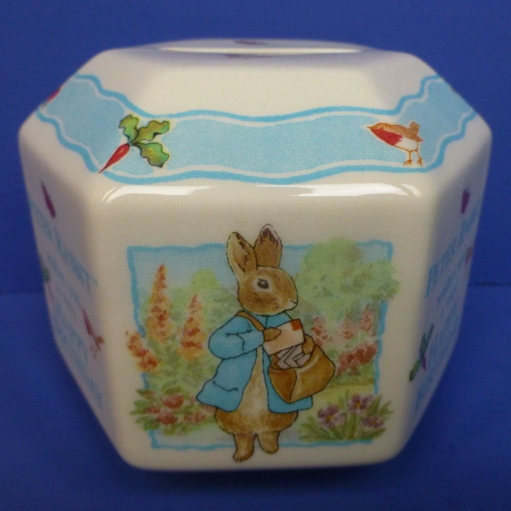 Wedgwood Beatrix Potter Peter Rabbit Money Box - Happy Birthday – Peak ...