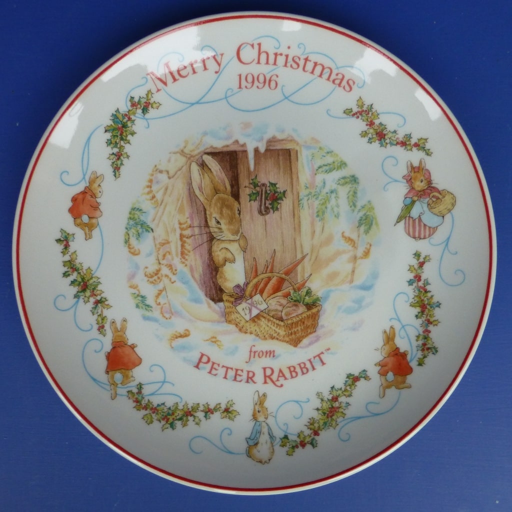 Wedgwood Beatrix Potter Peter Rabbit Christmas Plate - 1996 – Peak ...