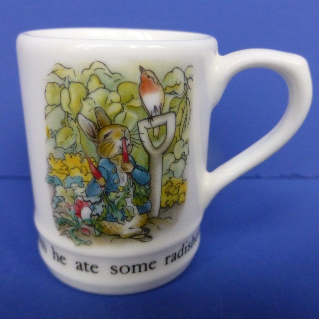 Wedgwood Beatrix Potter Miniature Bone China Tankard - Peter Rabbit ...