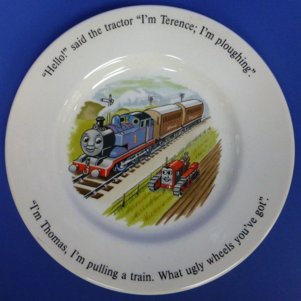 Wedgwood Thomas The Tank Engine Salad Plate – Peak Antiques and ...