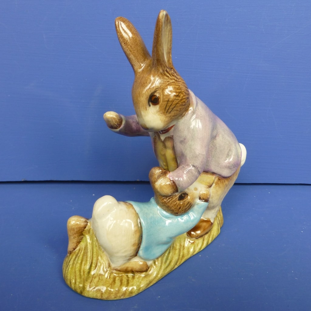 Beswick Beatrix Potter Figurine - Mr Benjamin Bunny and Peter Rabbit B ...