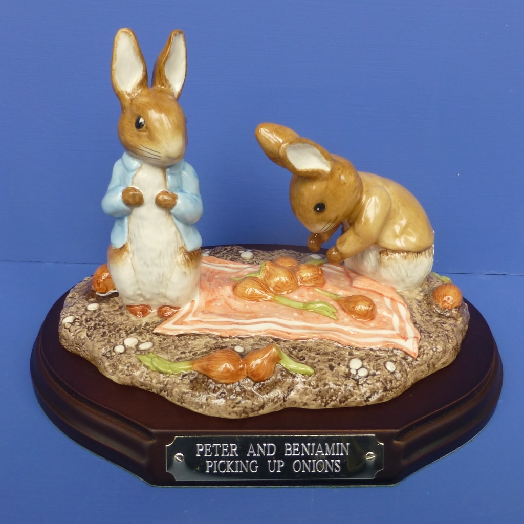 Beswick Limited Edition Beatrix Potter Figurine - Peter and Benjamin P ...