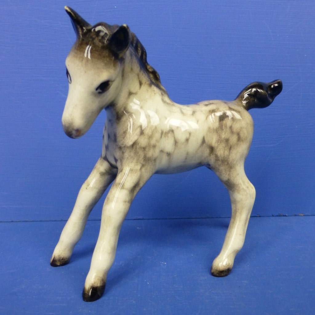 Beswick Rocking Horse Grey Foal Model No 996 – Peak Antiques and ...