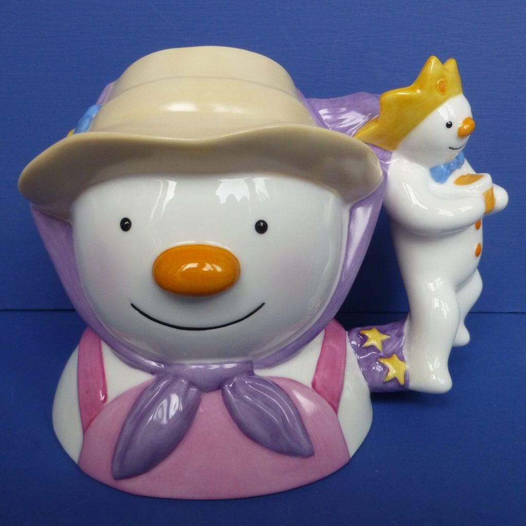 Coalport Limited Edition Snowman Character Jug - Party Time (Boxed ...