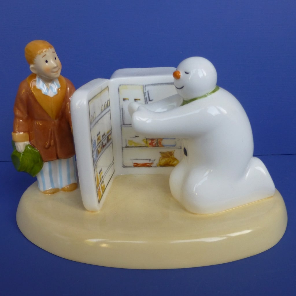 Coalport Snowman Figurine - Chilling Out - Boxed – Peak Antiques and ...