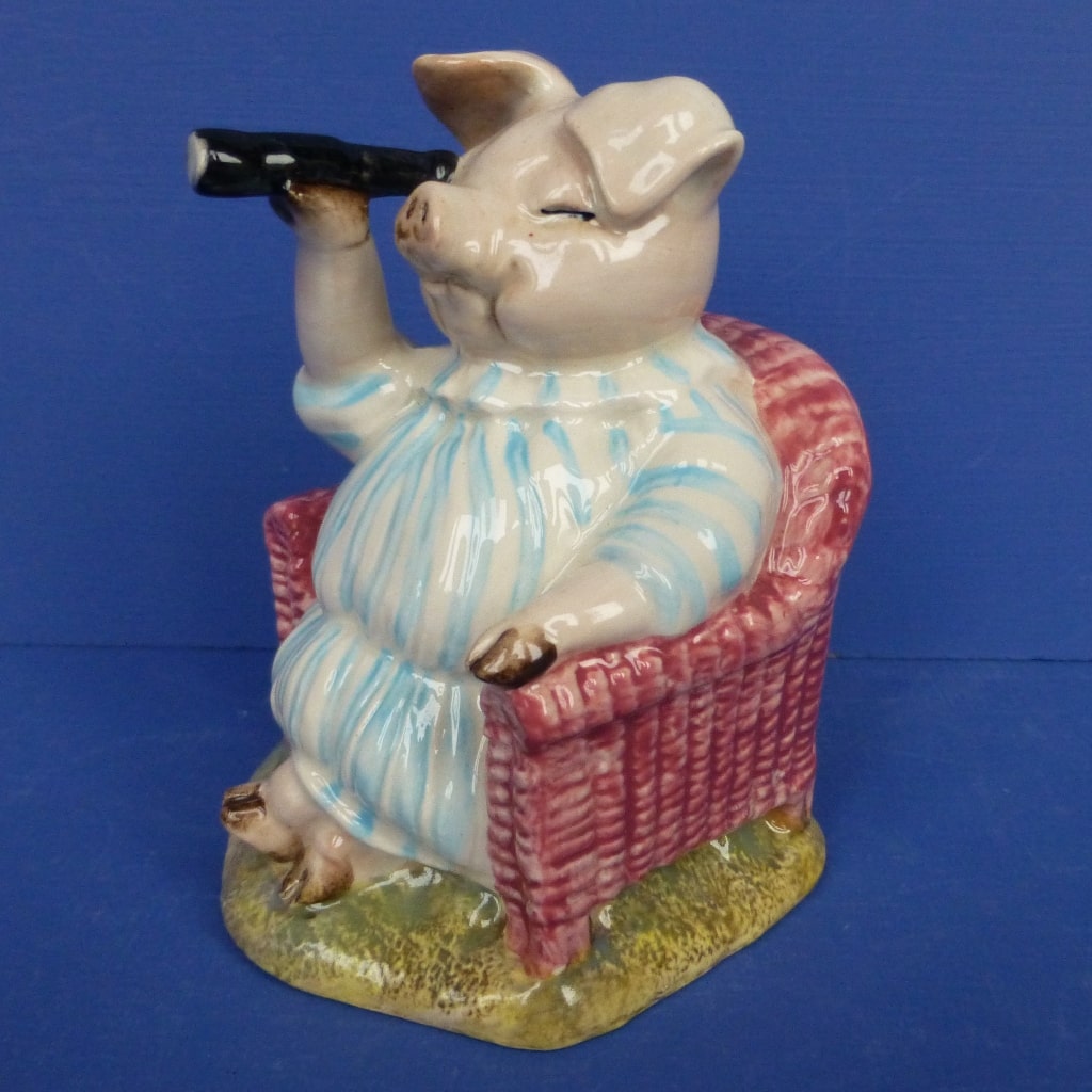 Royal Albert Beatrix Potter Figurine - Little Pig Robinson Spying (Box ...