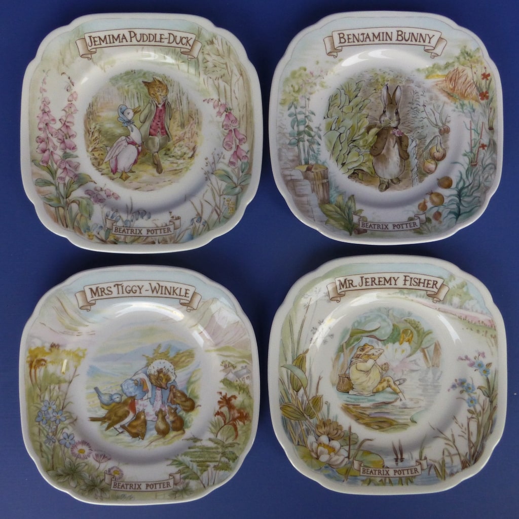 Royal Albert Beatrix Potter Set of Plates – Peak Antiques and Collectables