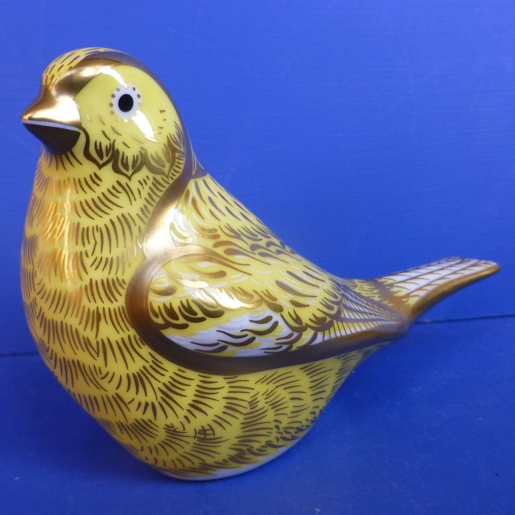 Royal Crown Derby Paperweight - Canary (Boxed) – Peak Antiques and ...