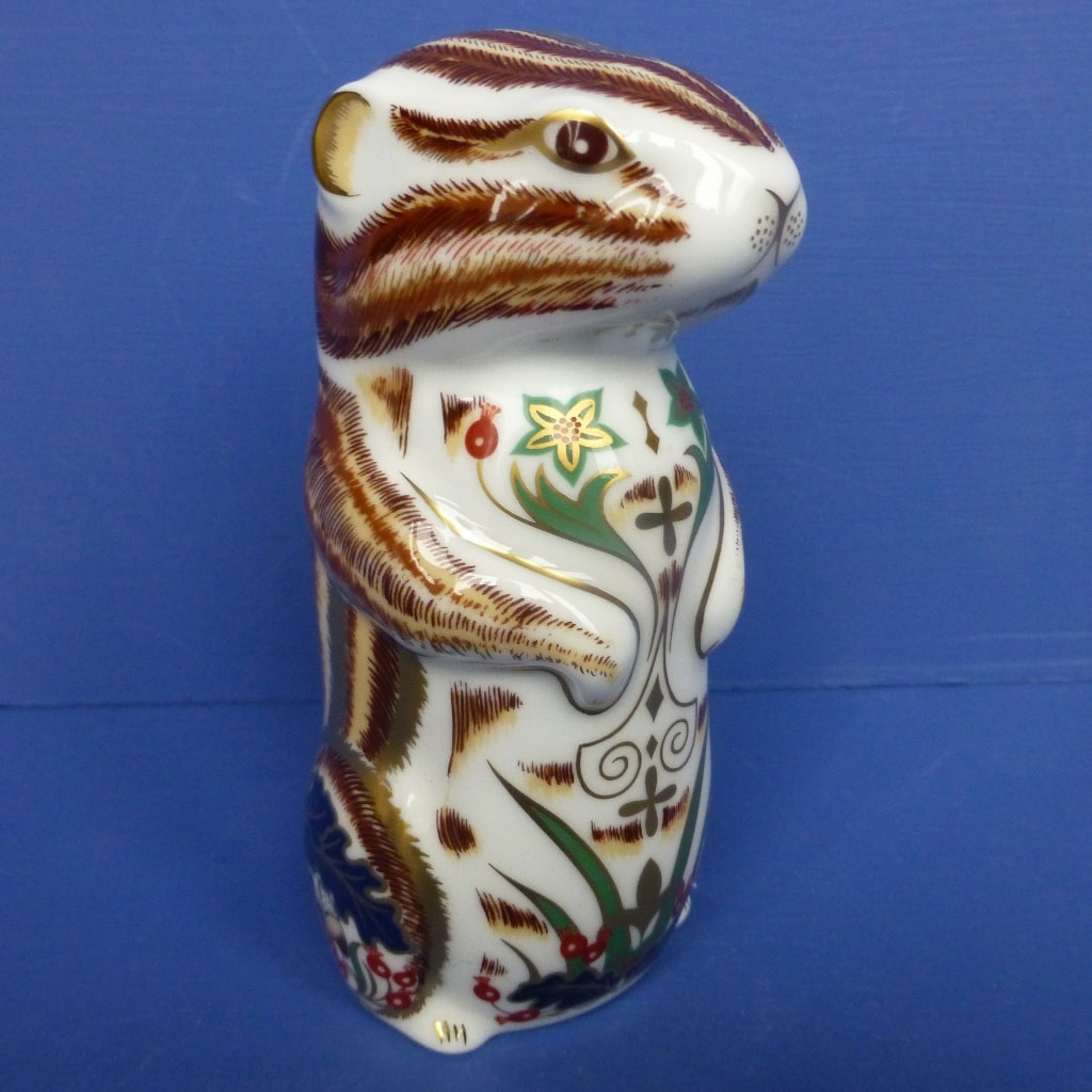 Royal Crown Derby Paperweight - Chester Chipmunk (Boxed) – Peak ...