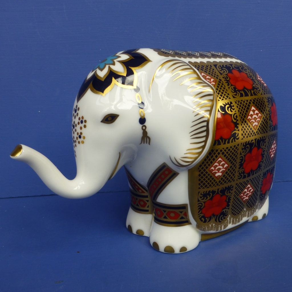 Royal Crown Derby Paperweight - Elephant (Boxed) – Peak Antiques and ...