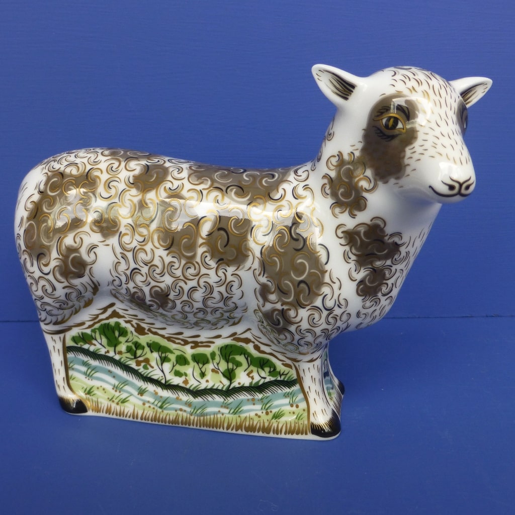 Royal Crown Derby Paperweight - Jacob Sheep (Boxed) – Peak Antiques and ...