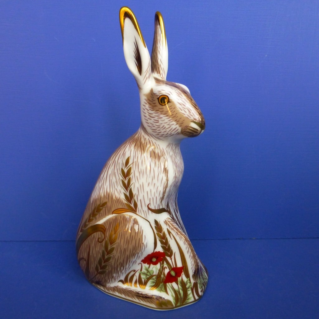 Royal Crown Derby Paperweight - Midsummer Hare (Boxed) – Peak Antiques ...