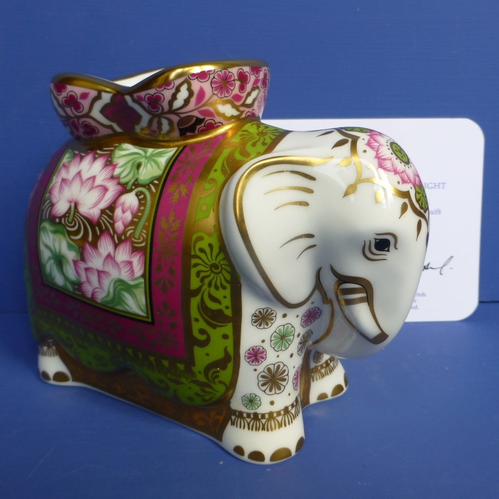 Royal Crown Derby Signature Edition Paperweight - Rani Mother Elephant ...