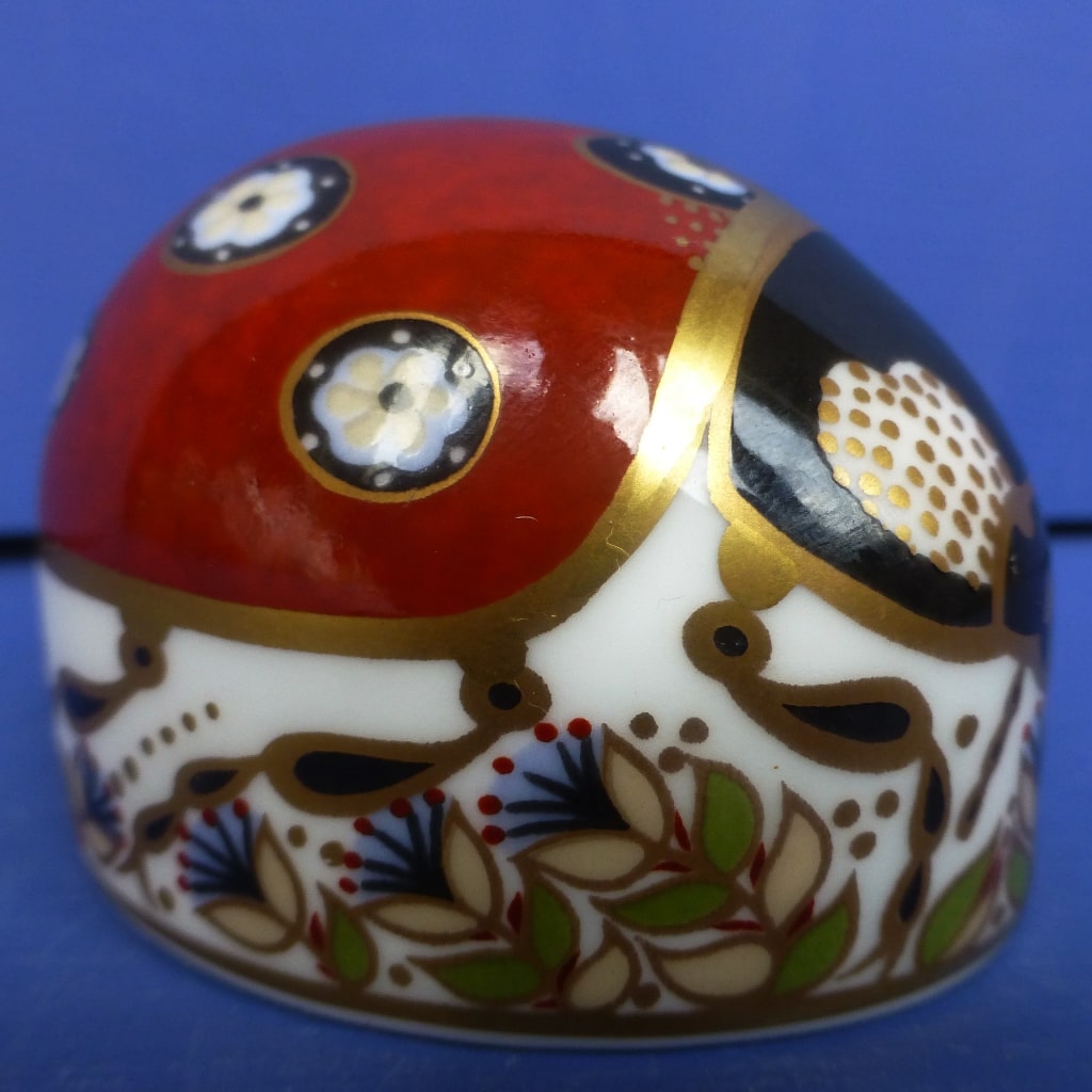 Royal Crown Derby Paperweight - Seven Spot Ladybird – Peak Antiques and ...