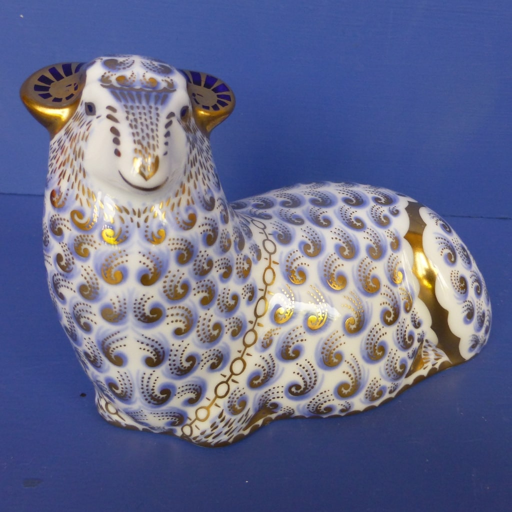 Royal Crown Derby Paperweight - Sheep (Boxed) – Peak Antiques and ...