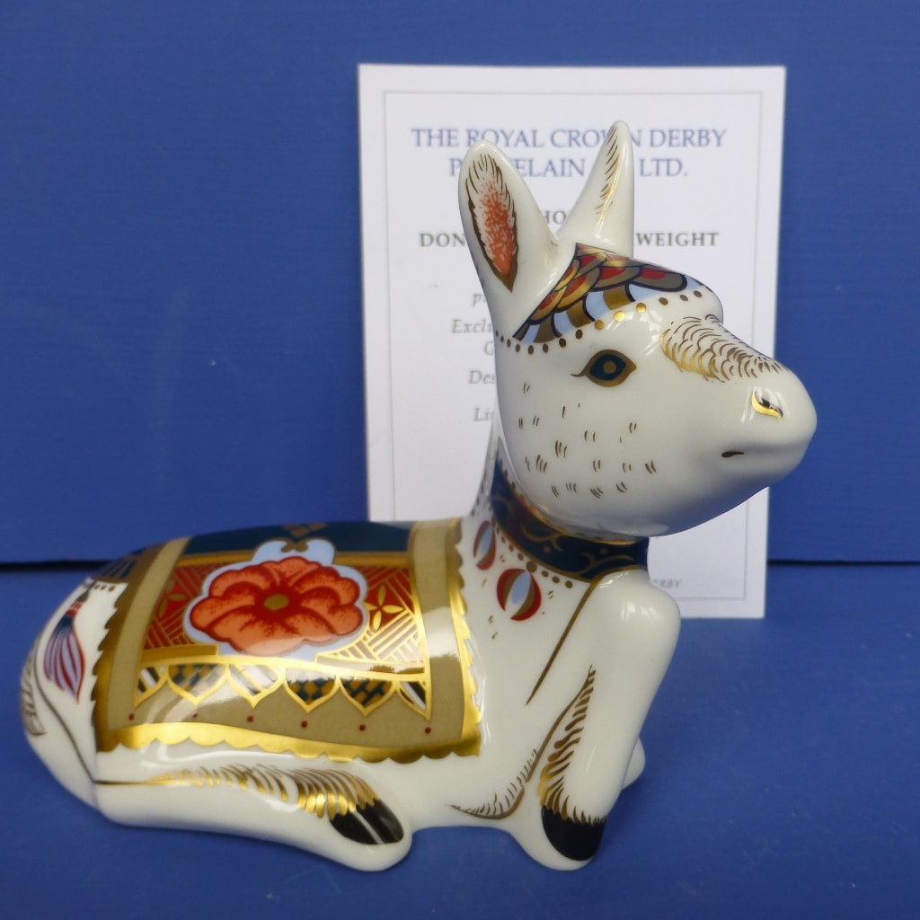 Royal Crown Derby Signature Edition Paperweight - Holly The Donkey (Bo ...
