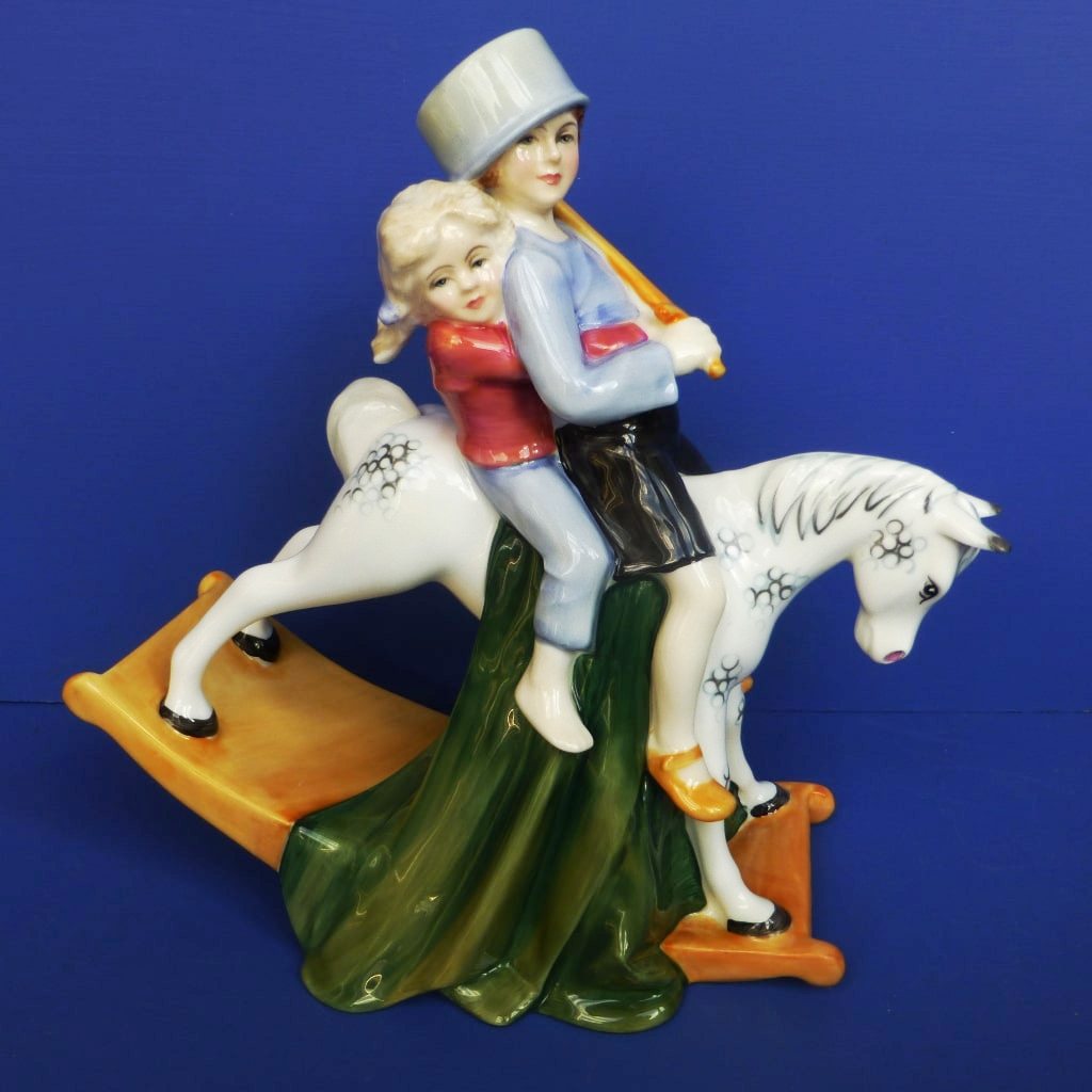 Royal Doulton Child Figurine - Hold Tight HN3298 – Peak Antiques and ...