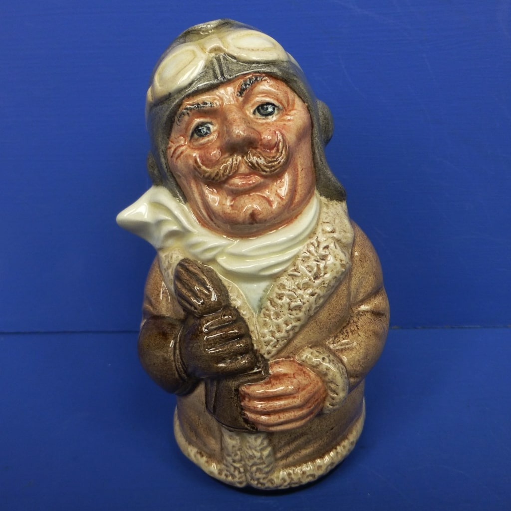 Royal Doulton Doultonville Toby Jug - Captain Prop The Pilot D6802 ...