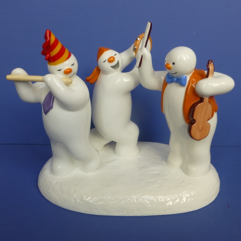 Coalport Limited Edition Snowman Figurine - All Together Now (Boxed ...