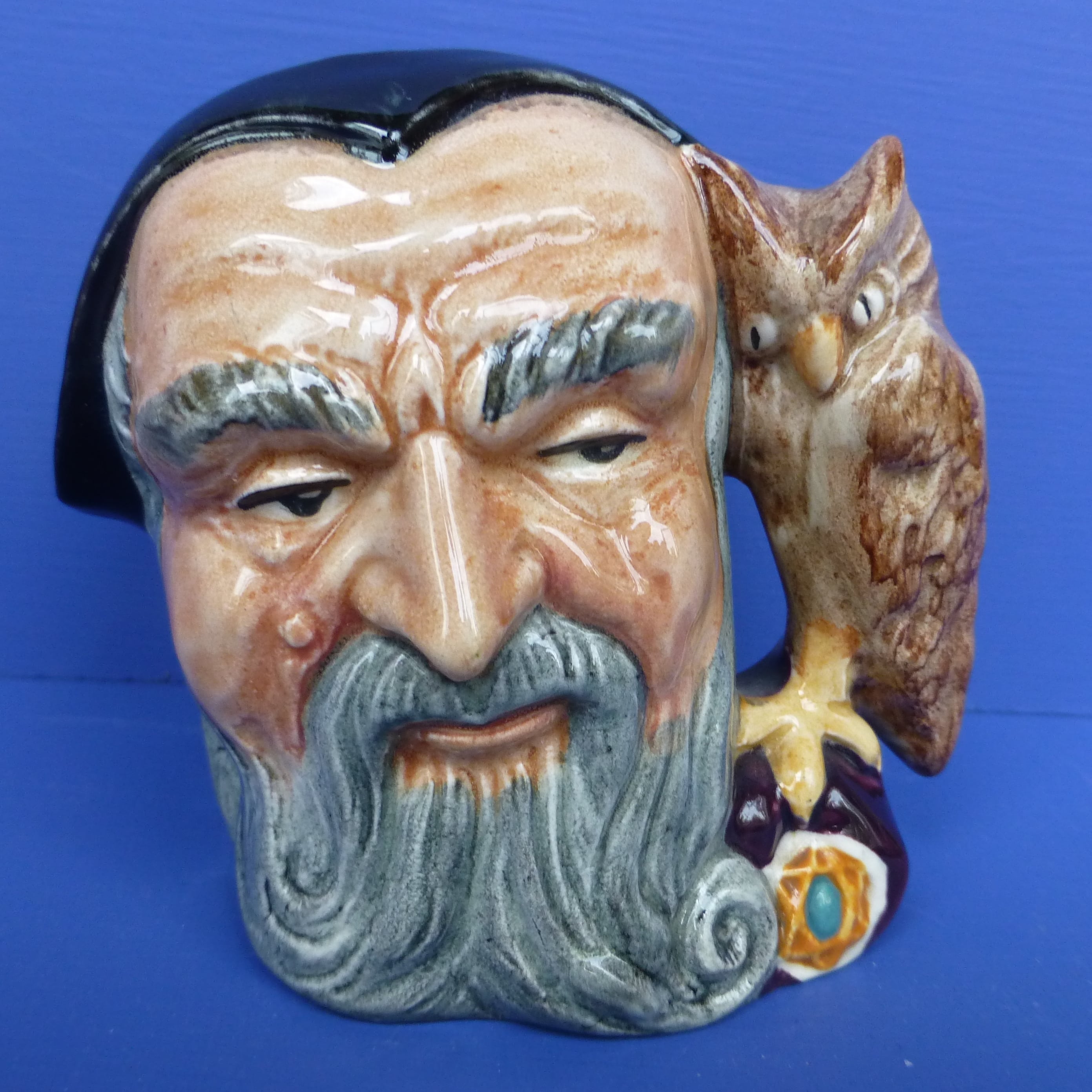 Royal Doulton Miniature Character Jug - Merlin D6543 – Peak Antiques ...