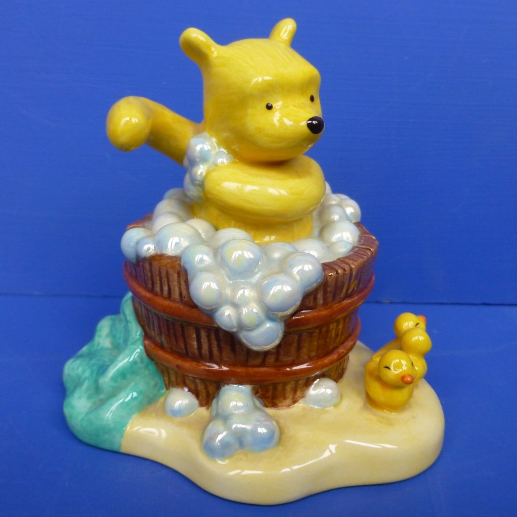 Royal Doulton Winnie The Pooh Figurine - A Clean Bear is a Happy Bear ...
