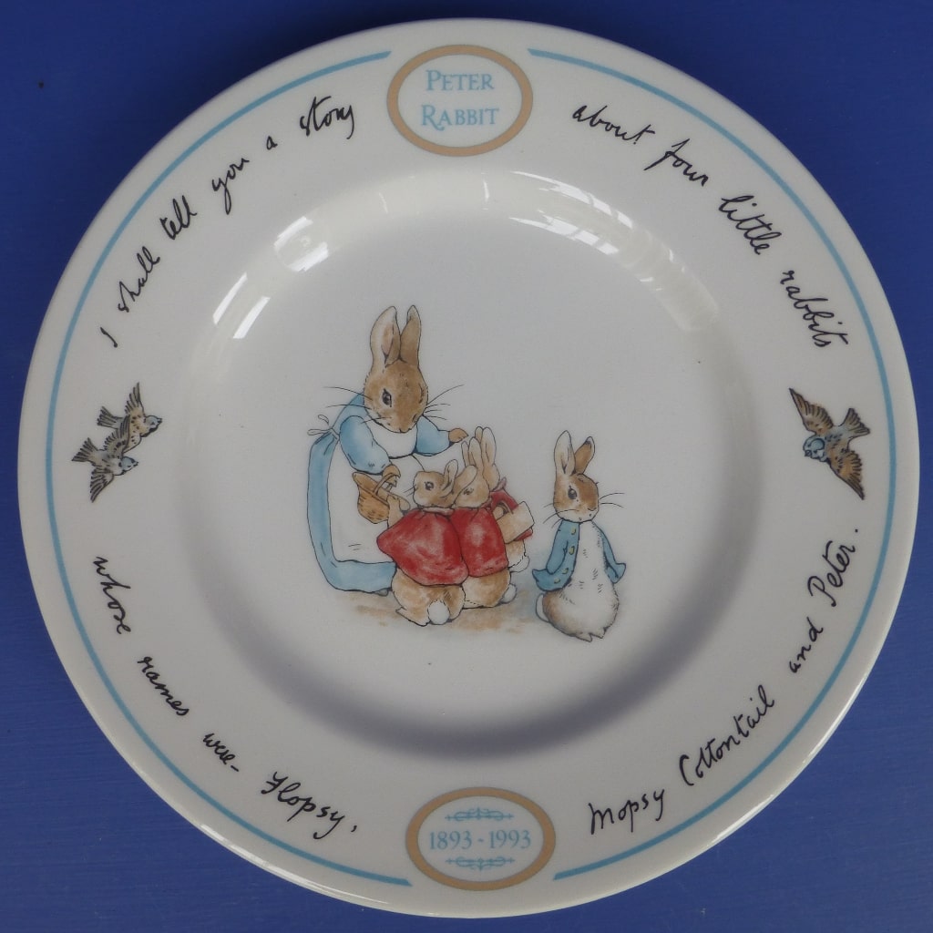 Wedgwood Beatrix Potter Centenary Plate - Peter Rabbit – Peak Antiques ...