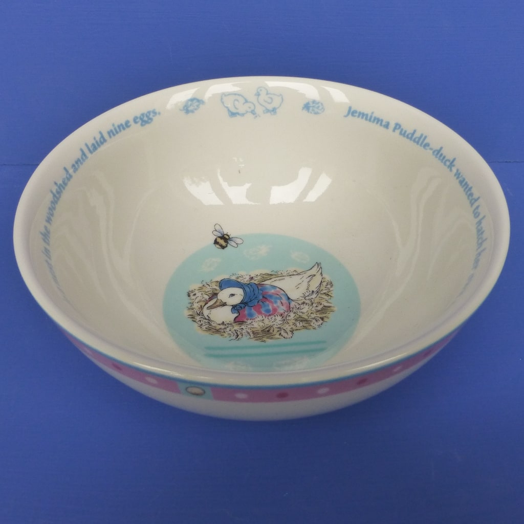 Wedgwood Beatrix Potter Cereal Bowl - Jemima Puddleduck – Peak Antiques ...