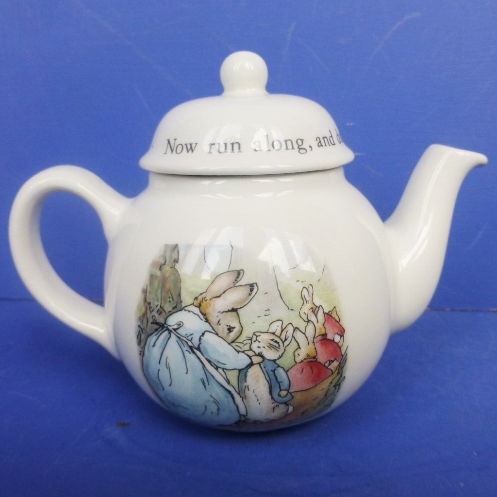 Wedgwood Beatrix Potter Miniature Teapot - Peter Rabbit – Peak Antiques ...